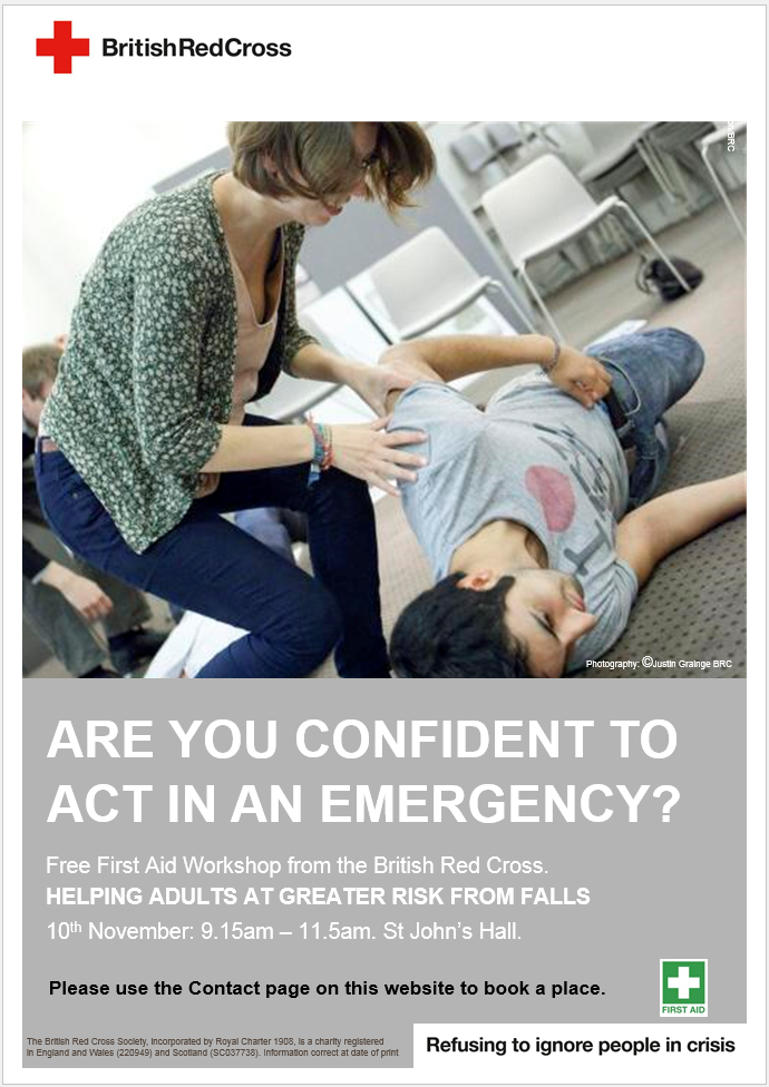 first aid poster – St John & St Mark Church Bury